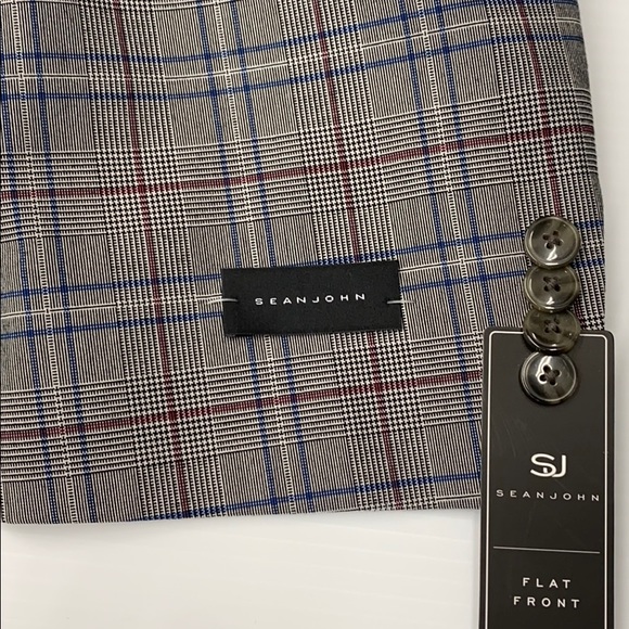 Sean John | Suits & Blazers | Sean John Grey Plaid Suit | Poshmark